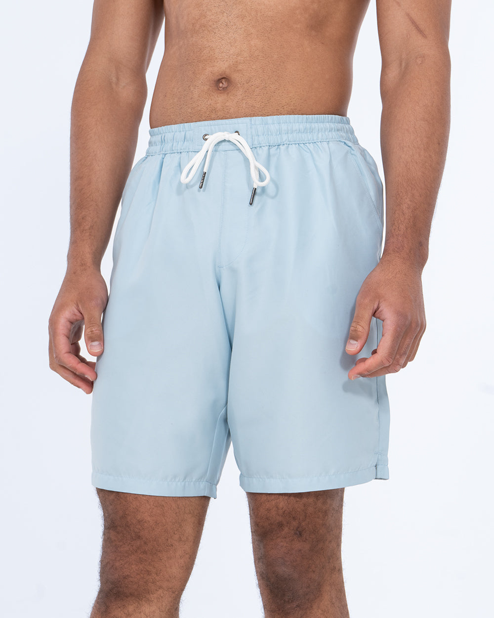 2t Aray Tall Mens Extra Long Swim Shorts (light blue) | Tall Mens ...