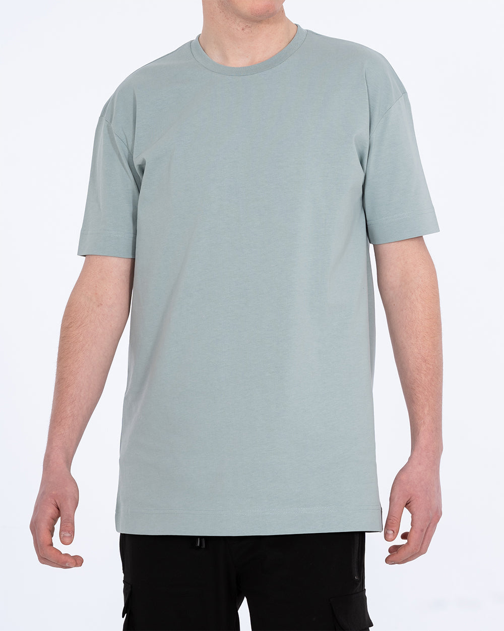 2t Bruno Oversized Tall Mens Extra Long T-Shirt (dusky blue) | Tall ...