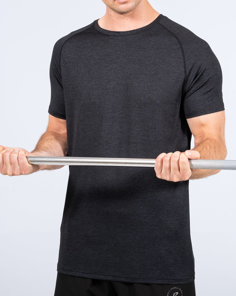 Parell Evolve Tall Mens Long Spacedye Training Top (black) | Tall Mens ...
