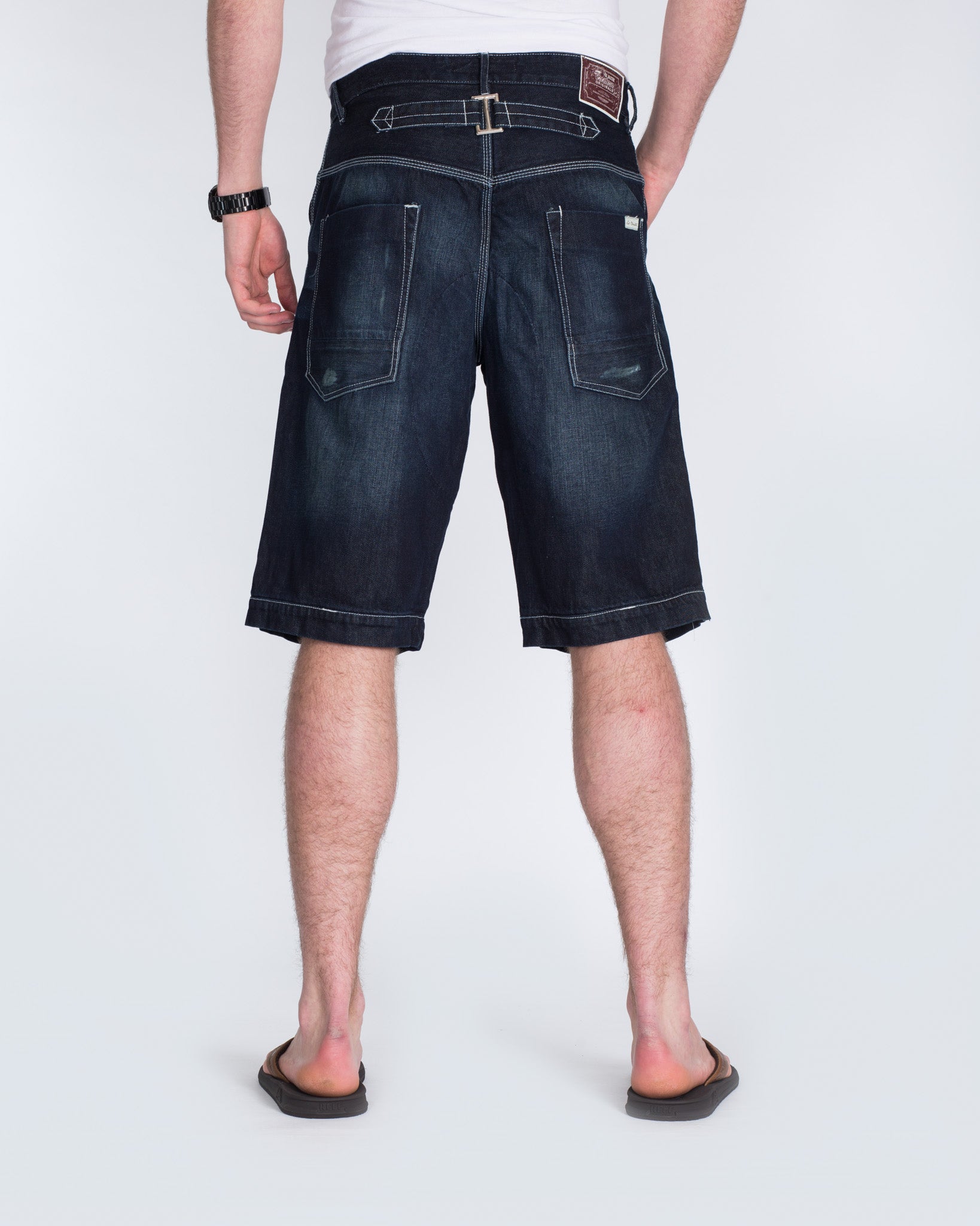 Ed Baxter Salvador Denim Tall Mens Shorts | Tall Mens Clothing | 2tall.com