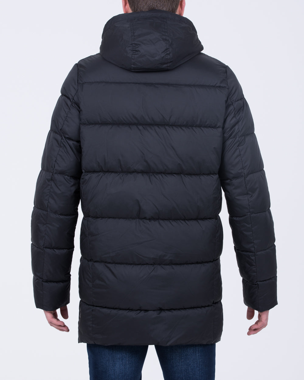 Cabano Tall Puffer Jacket (plain black) | Tall Mens Clothing | 2tall.com